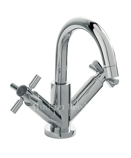 Hudson Reed Tec Mono Basin Mixer Tap Chrome With Waste - TEL315